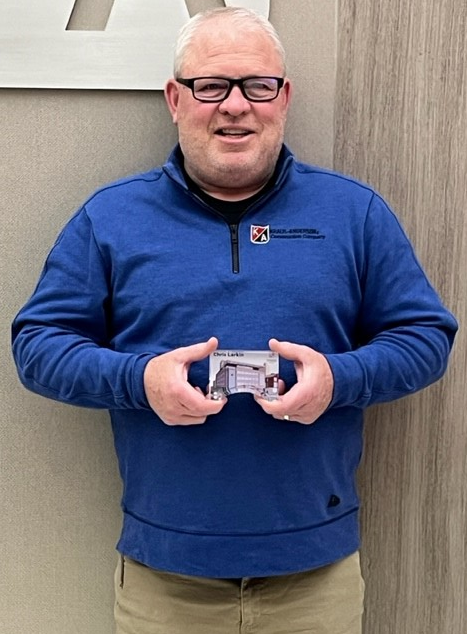 Chris Larkin Wins December 2022 Core Value Award Kraus Anderson